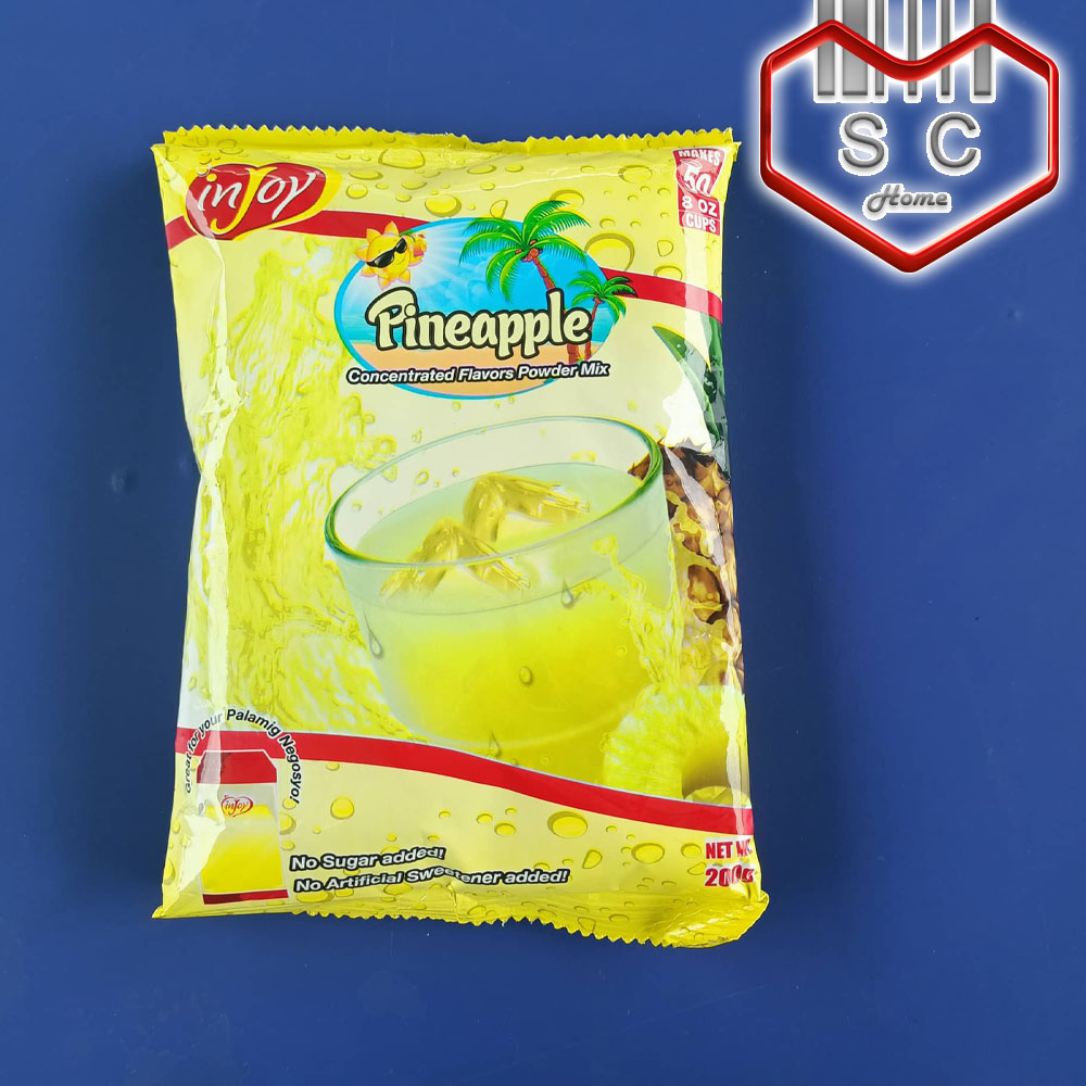 Injoy Pineapple Unsweetened Powdered Drink 200g Bundled with 10x ...