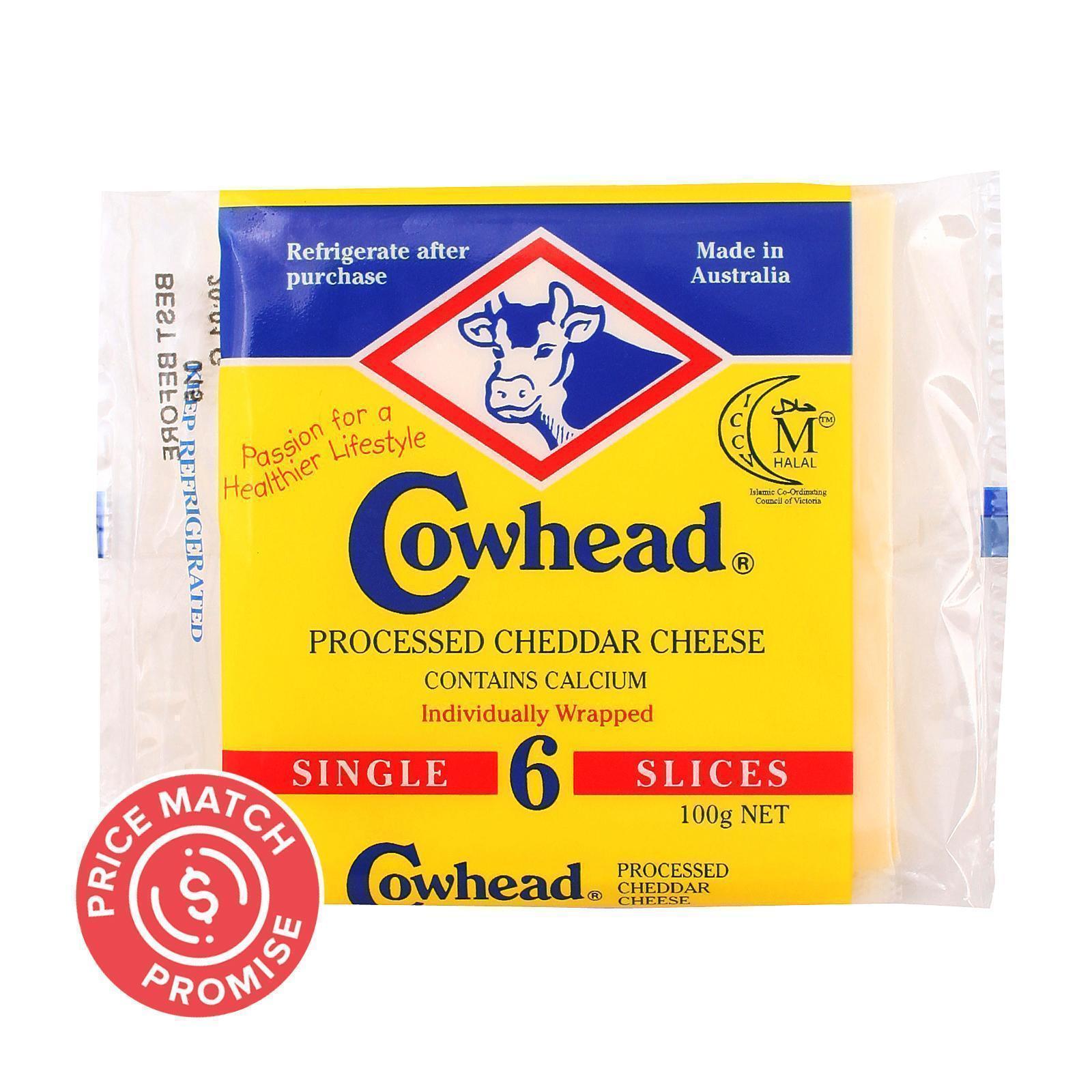 Cowhead Cheddar Cheese Slices 100G | Lazada Singapore