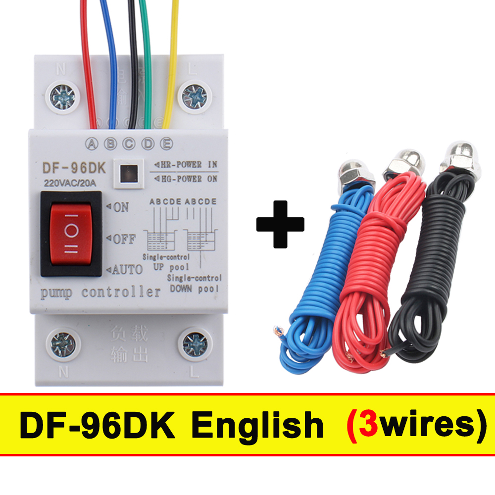 DF-96D DF96DK Automatic Water Level Controller Pump Controller Cistern Automatic Liquid Switch ...