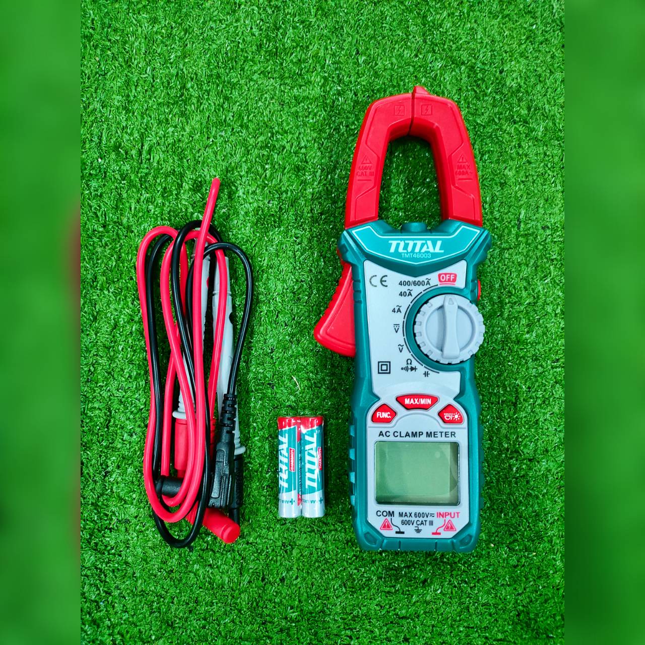TOTAL แคลมป์มิเตอร์ รุ่น TMT46003 600 วัตต์ (AC/DC Voltage) Digital ...
