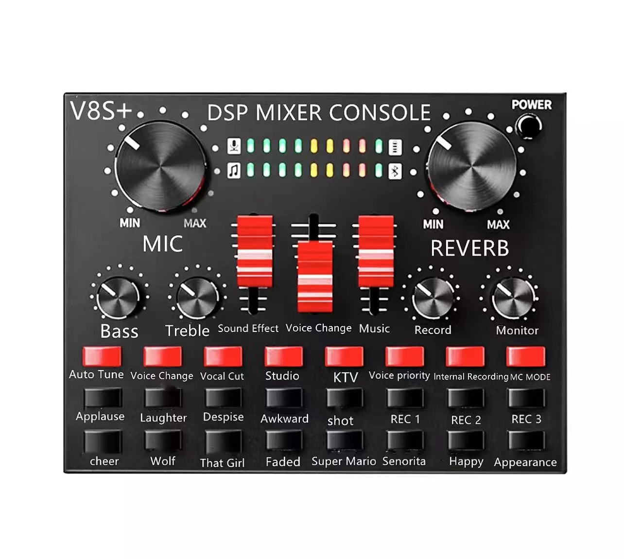 V8 V8S V8PLUS Audio Live Sound Card for Phone Computer USB Headset ...