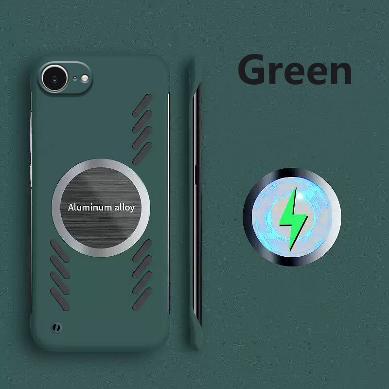 Tokifu For iPhone 16e Bezel-less Case Magnetic Attachment Slim Heat ...