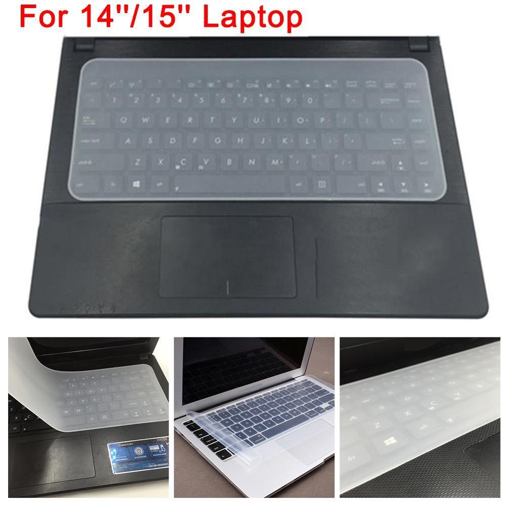 【Duoupa Store】Universal 14/15" Transparent Clear Keyboard Cover Skin ...