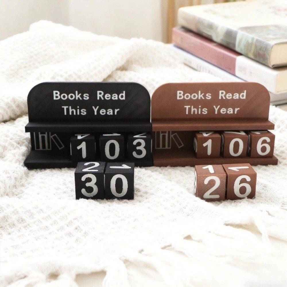 Reading Plan Management 3D Printed Book Read Counter Wear Resist ...