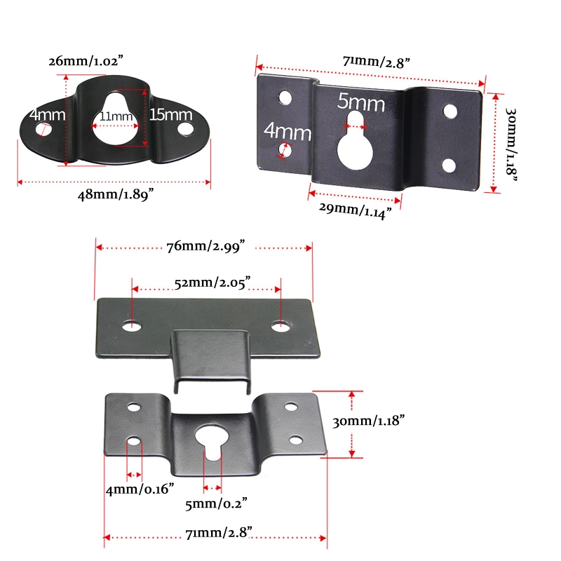 Portable Speaker Wall Mount Speaker Brackets Hanger Small Wall Hanging ...