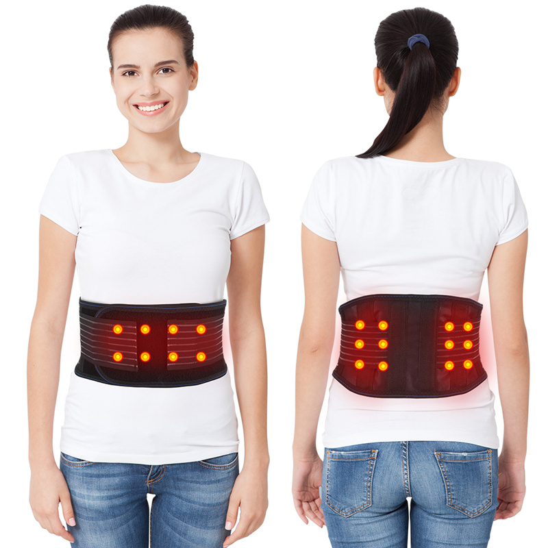Tourmaline Self Heating Lumbar Support Brace for Pain Relief Magnets ...