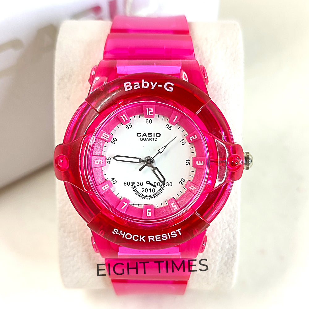 Casio BabyG Pink Transparent Watch for Kids and Teens | Lazada PH