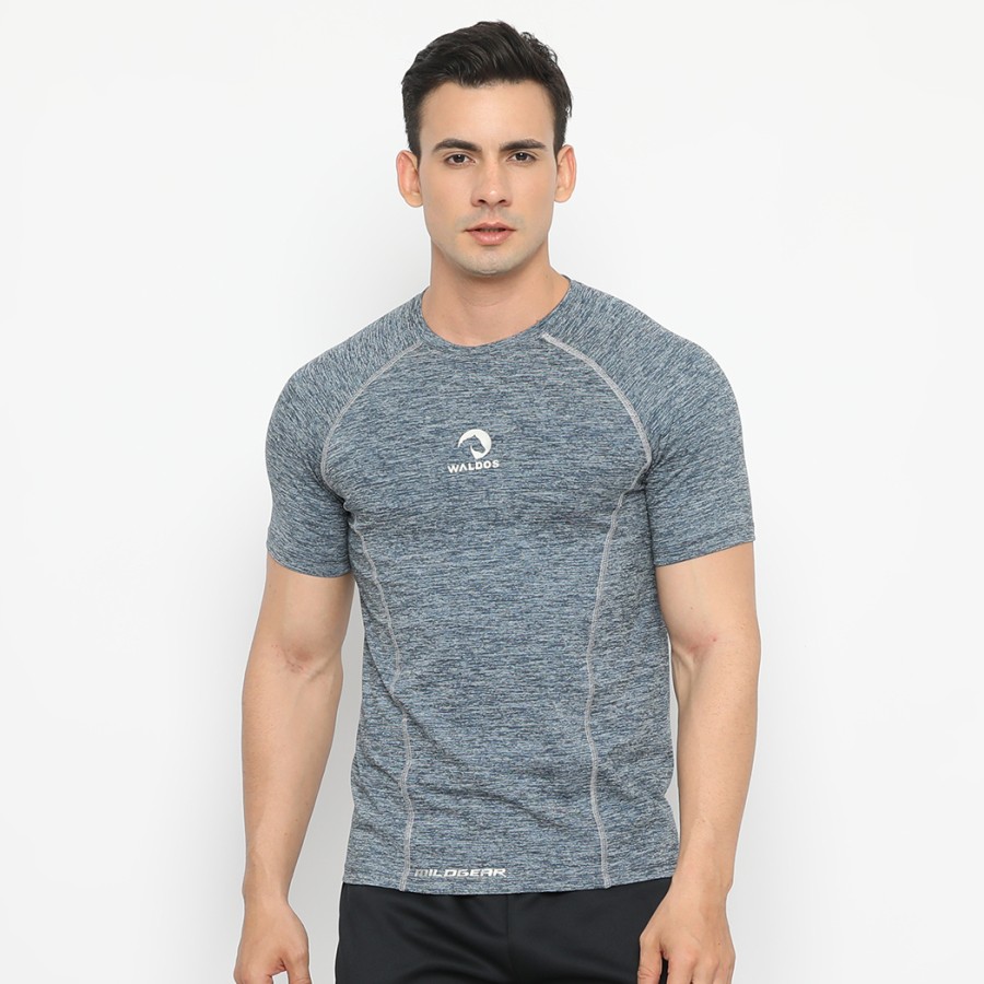Baju Training Running Gym Fitness Waldos Tierro Grey | Lazada Indonesia