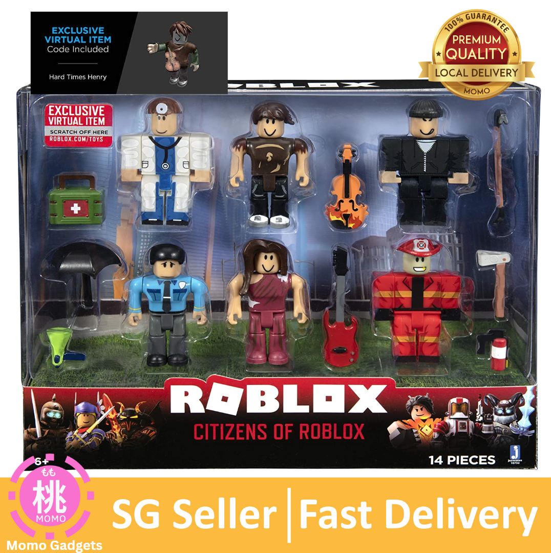 Roblox Action Collection - Citizens of Roblox Six Figure Pack [Includes ...
