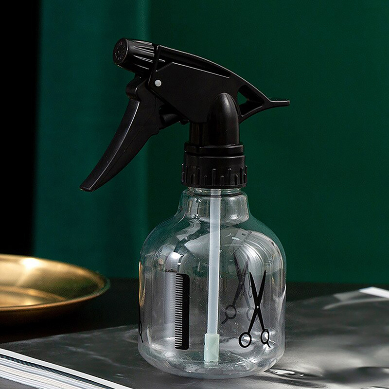 250ml/500ml Empty Durable Refillable Adjustable Mist Hairdressing Salon DIY Barber Plastic Water ...