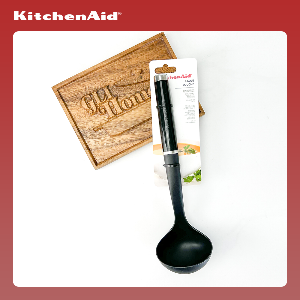 KitchenAid Authentic/Original Gourmet Nylon Ladle, Black | Lazada PH