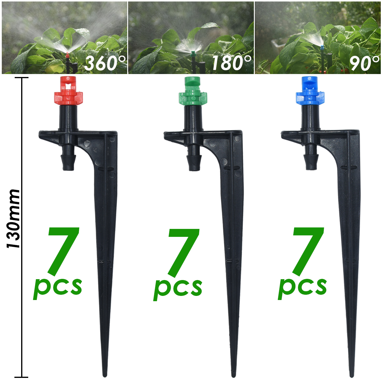 【ArtisanQuest】KESLA Greenhouse 90/180/360 Degree Micro Misting Nozzle ...