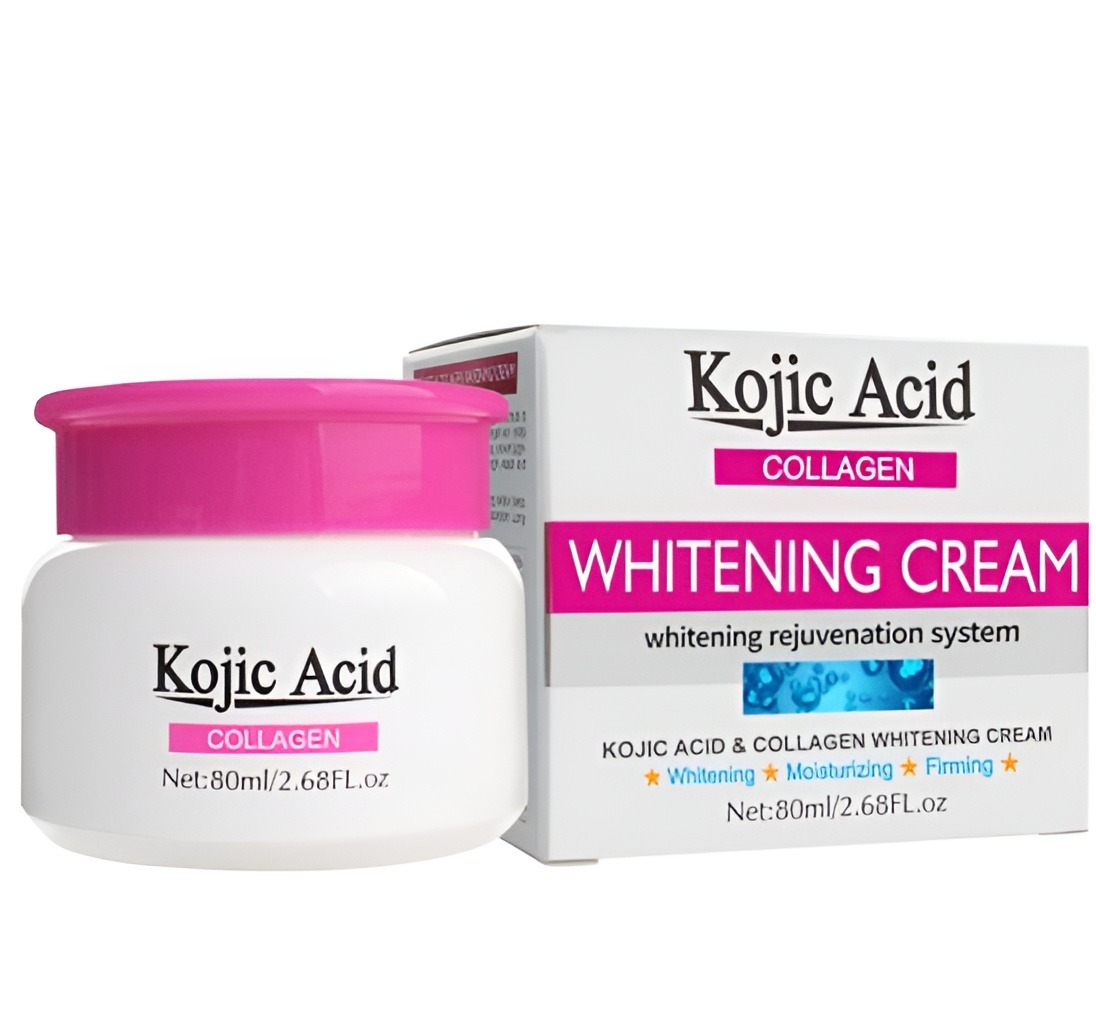 KOJIC ACID COLLAGEN WHITENING CREAM 80ml | Daraz.lk