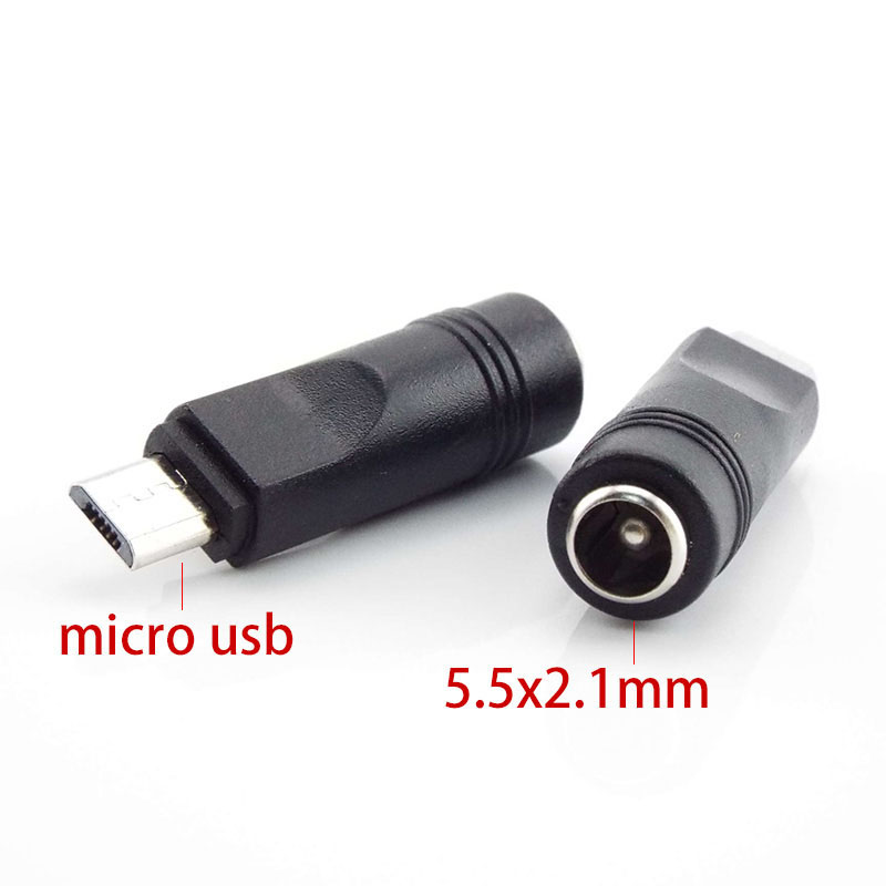 ANWELA Shop 1x 5.5*2.1mm DC Female power Jack To type c mirco usb 2.0 ...