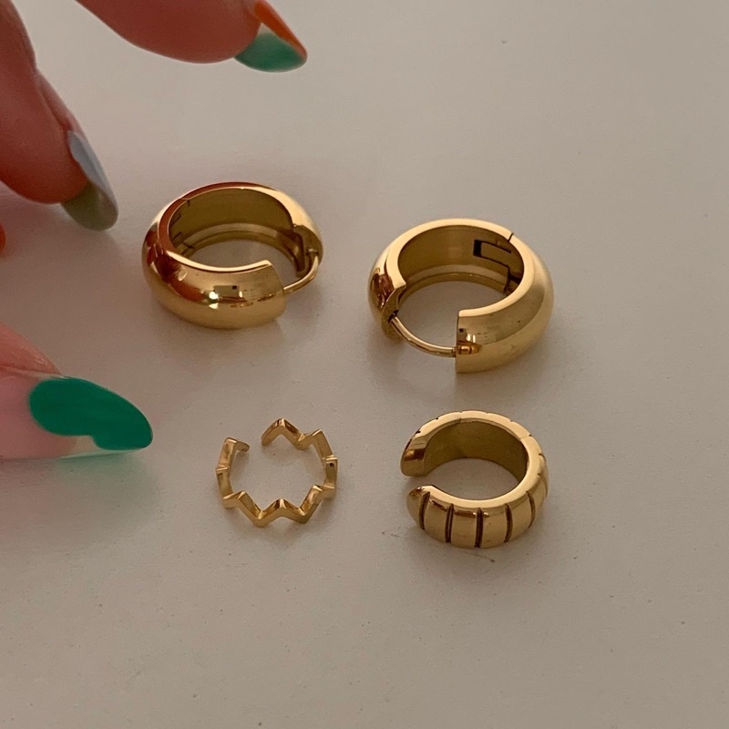 HER OBJECTIVEEAR CUFFBOLD EARRINGS - her_objective - ThaiPick