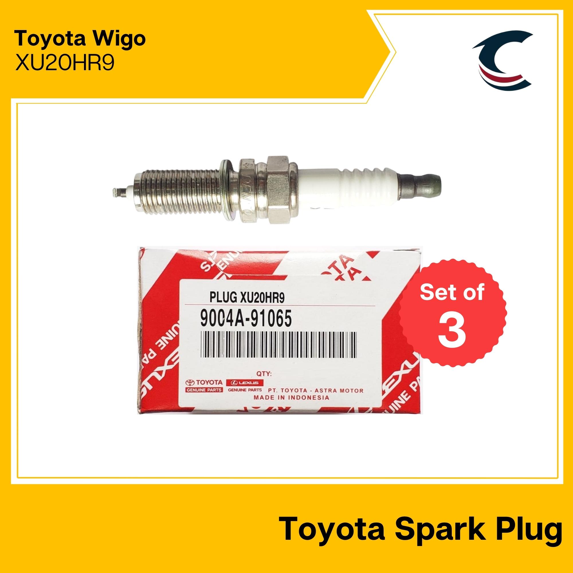 Spark Plug XU20HR9 (9004A-91065) Toyota Wigo (Set of 3) | Lazada PH