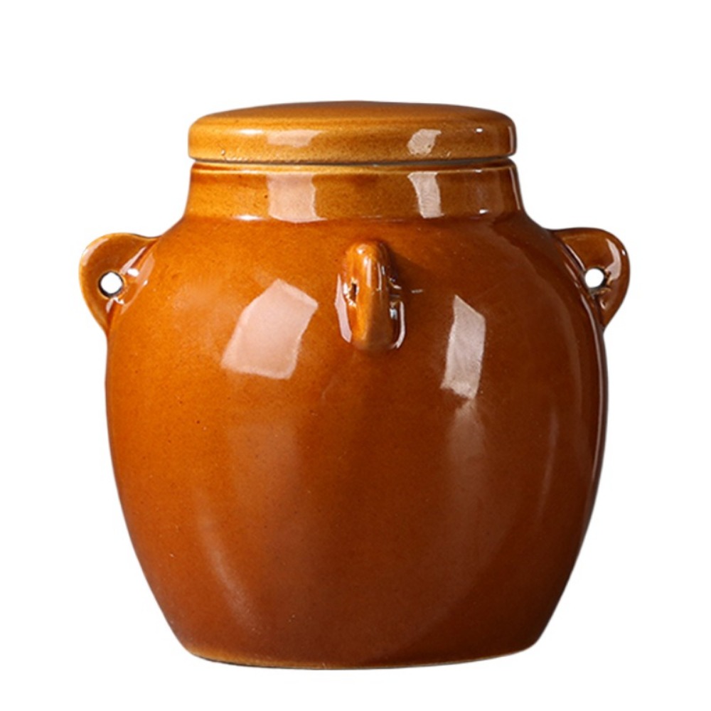 High-quality Large Capacity Ceramic Pickle Jar Ceramic /Mason Lid ...