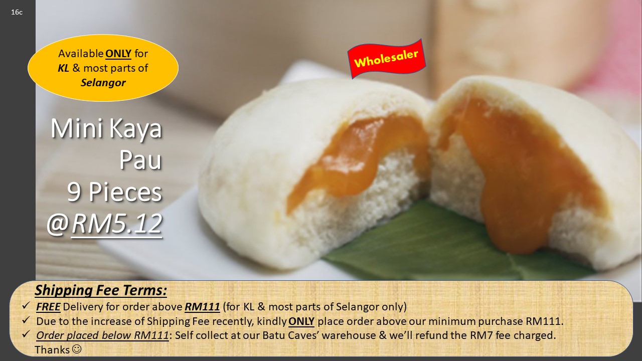 PROMO! Mini Kaya Pau (9 Pcs) - Kuala Lumpur & most parts of Selangor ...