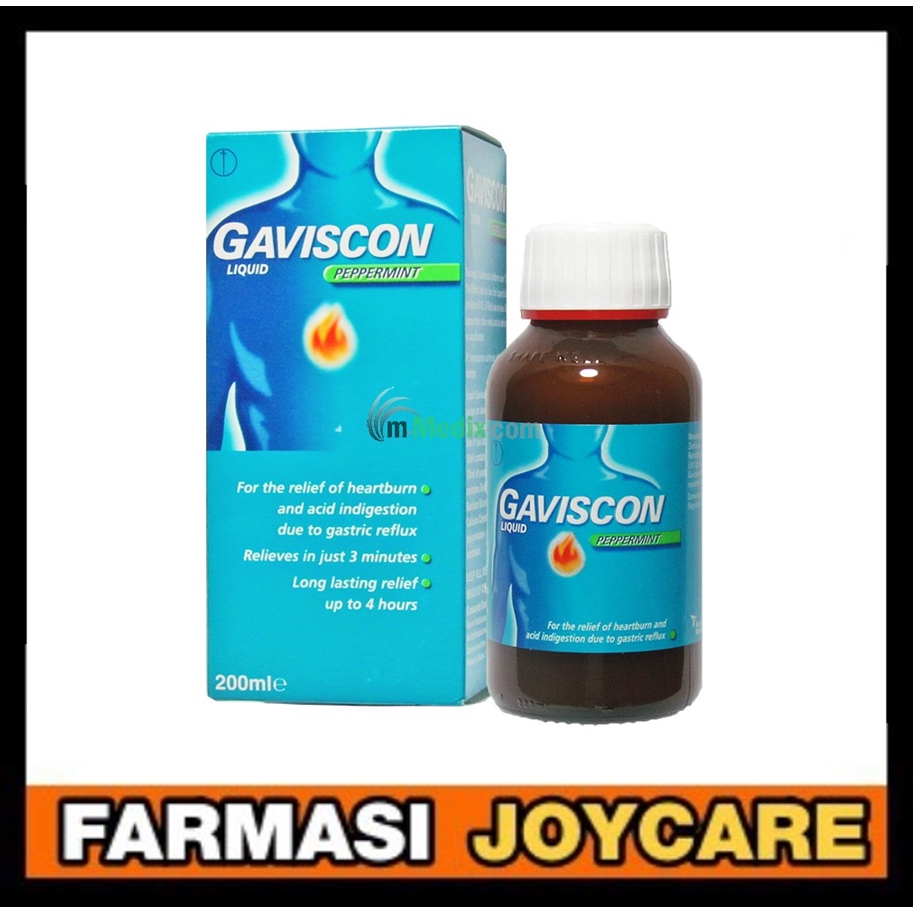 Gaviscon Peppermint Liquid 200mL (Exp: July 2024) | Lazada