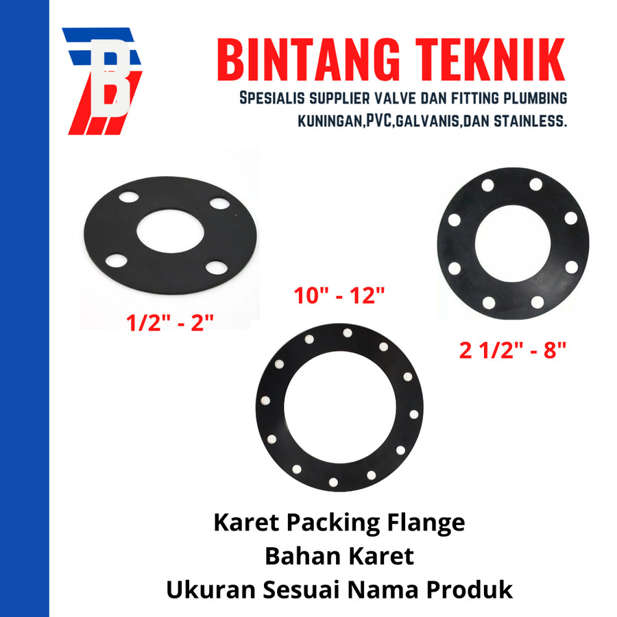 Karet Packing Flange 1 1/2" inch | Lazada Indonesia