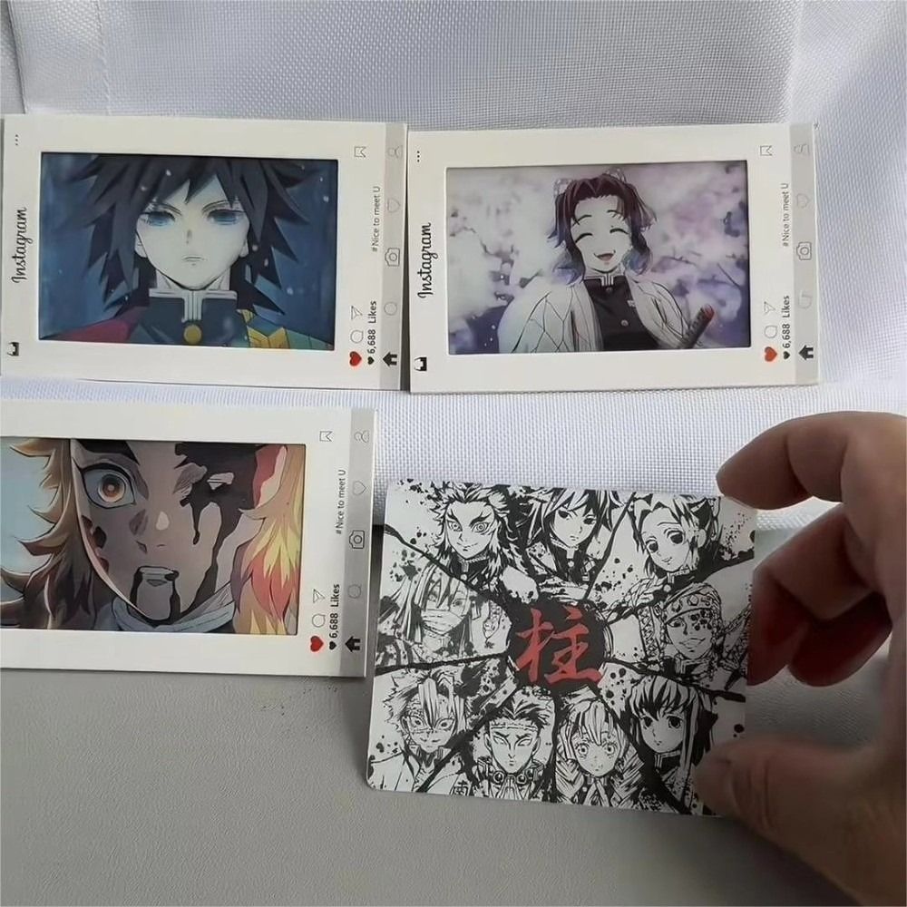 Anime Merchandise Kochou Shinobu Creative Demon Slayer Cards Rengoku ...