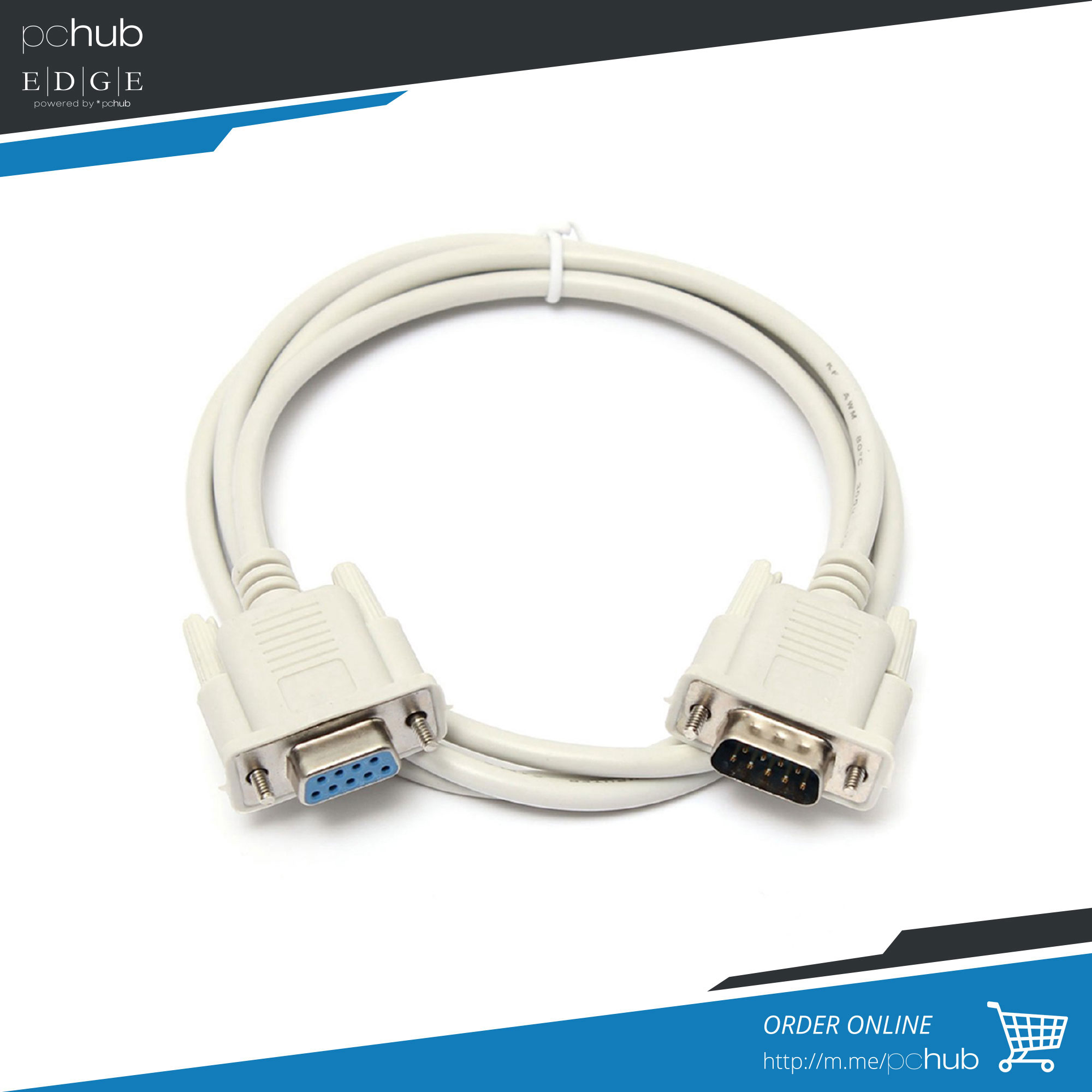 PChub | serial cable, M/F, 9 pin, male to female | Lazada PH