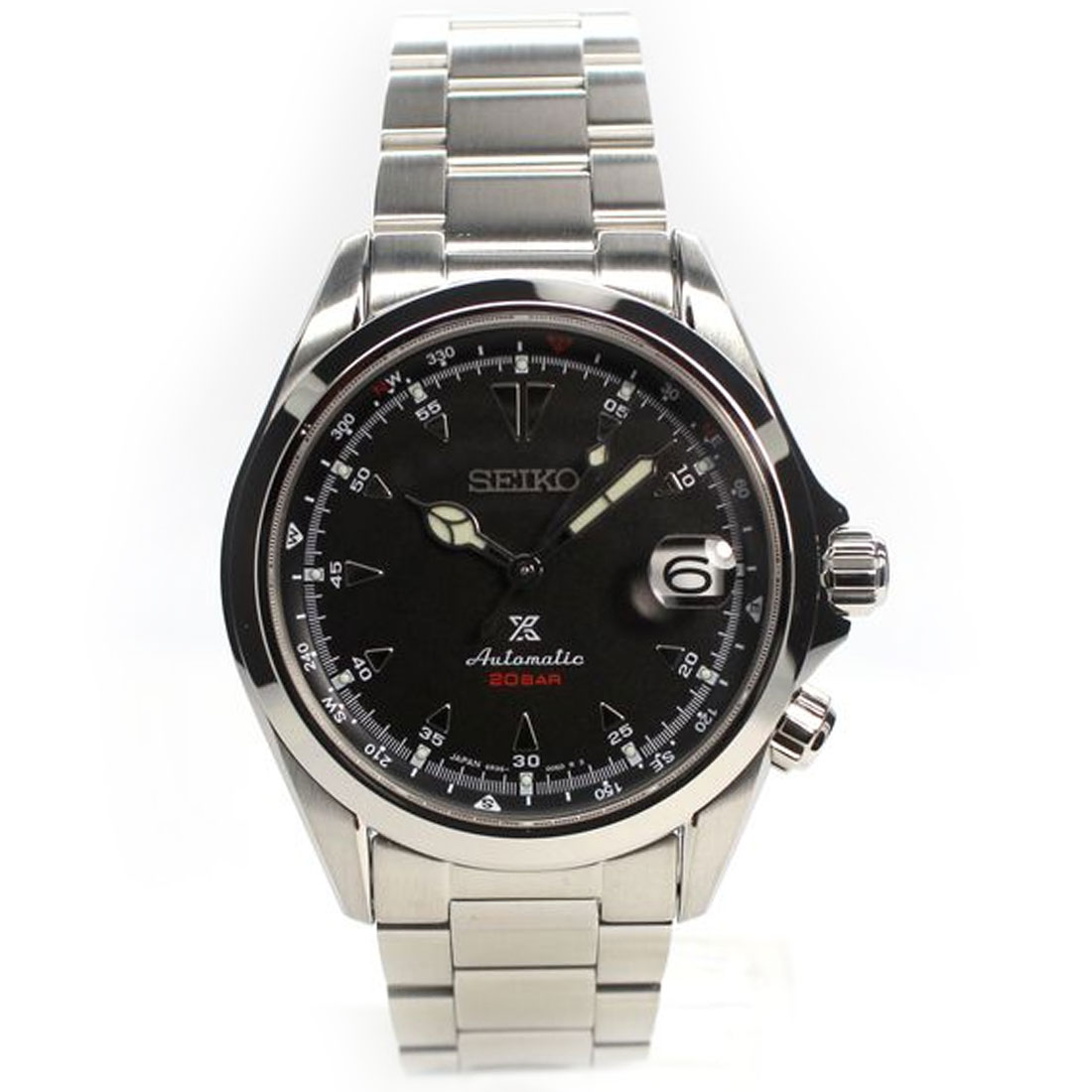 Seiko Alpinist SPB117J1 SPB117 SPB117J Prospex Stainless Steel Black ...