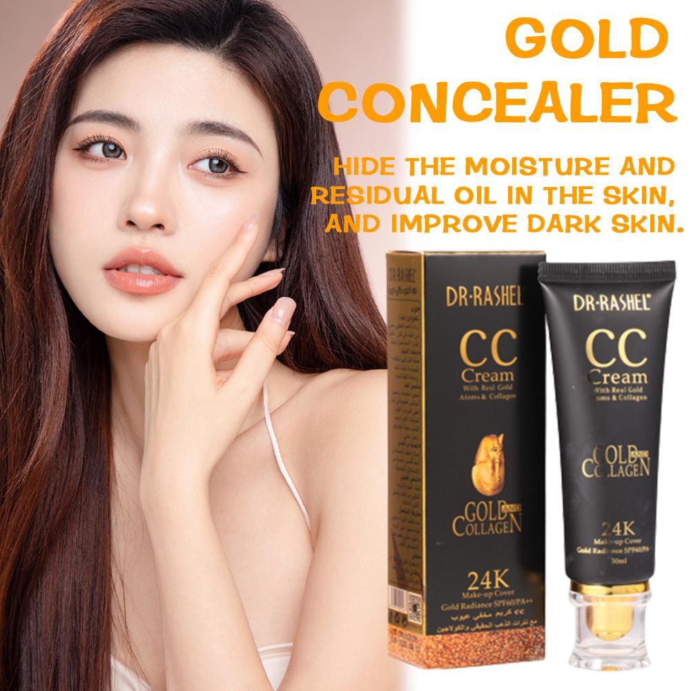 Foundation 24k Gold Collagen CC Cream Natural Radiance Liquid SPF 60 ...