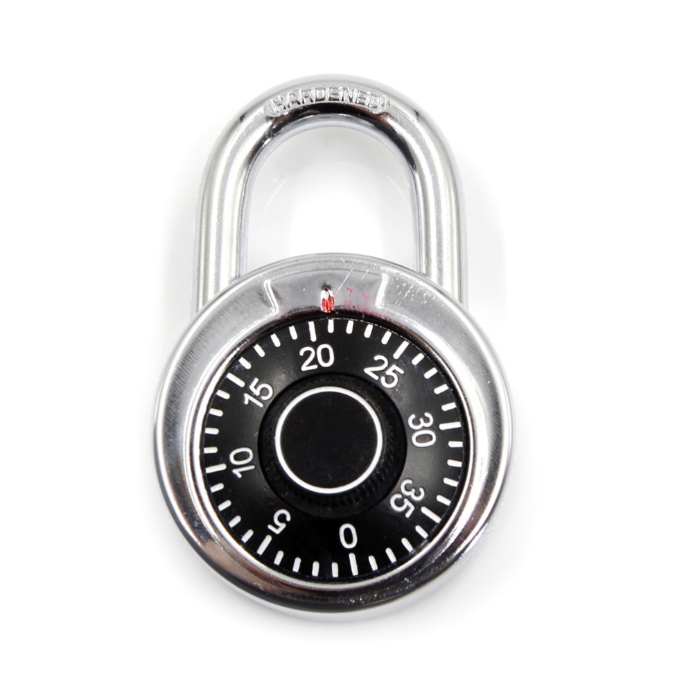 3-Dial Combination Password Padlock for Dormitory Door gym locker Code ...