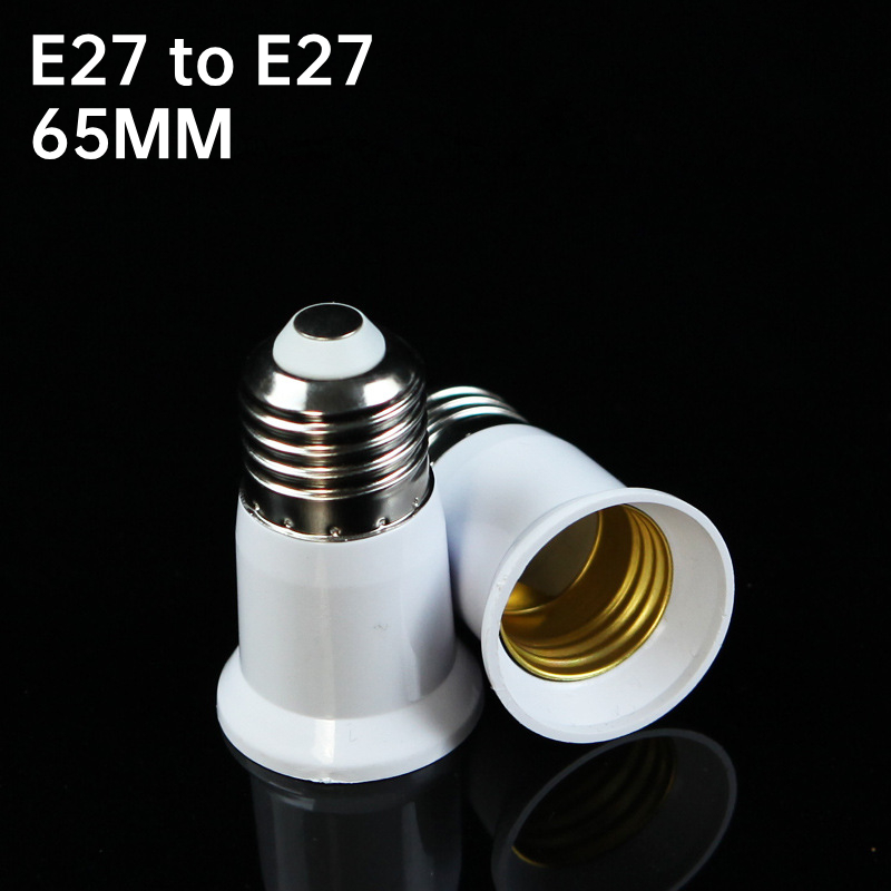 【BUY 1 TAKE 1】65mm 95mm 120mm E27 To E27 Extender Lamp Holder Base Bulb ...