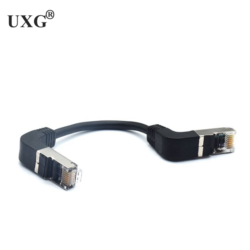 【LuxeLink】Elbow Down & Up Angled 90 Degree cat5e 8P8C FTP STP UTP Cat ...