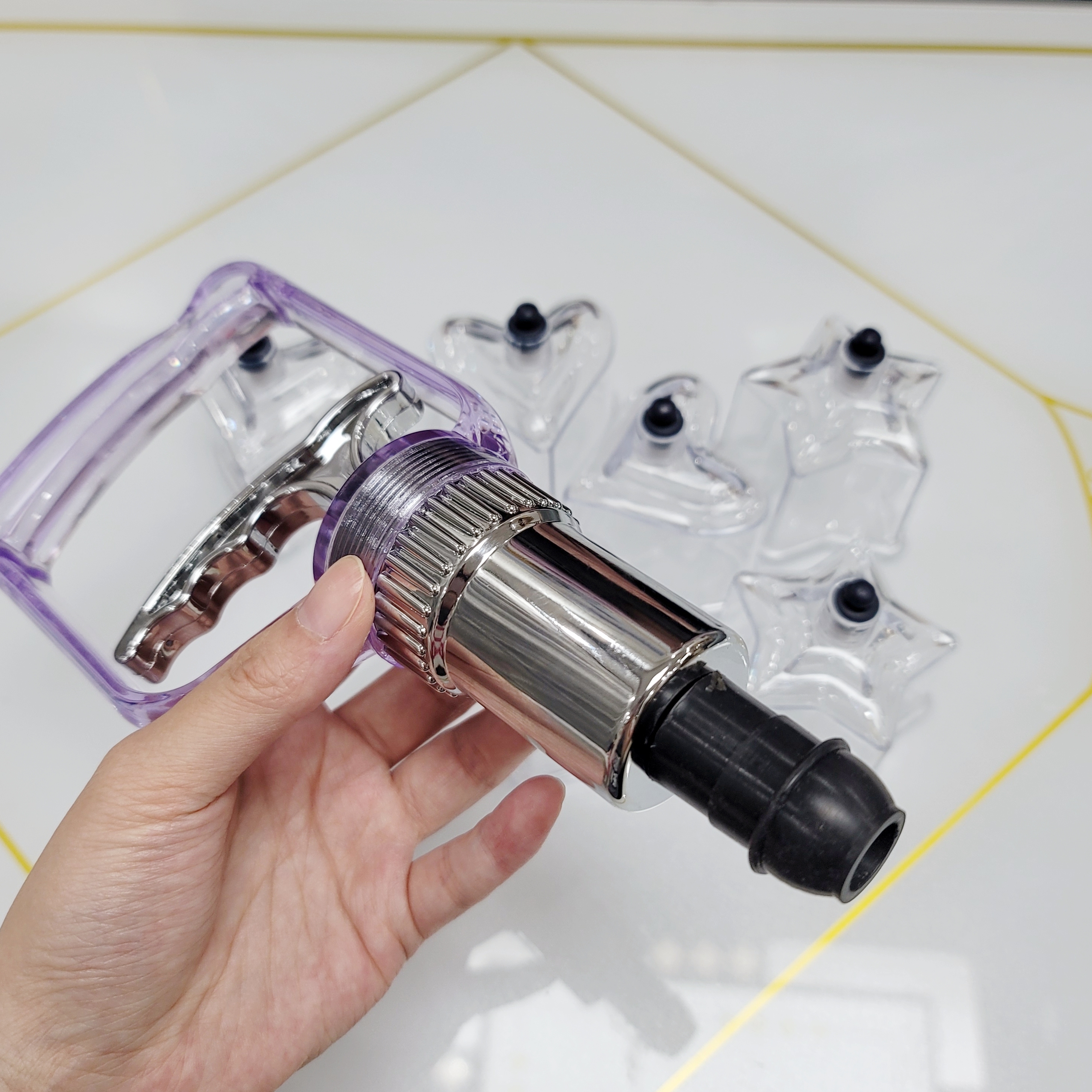 Love-Star Shape Pc As Plastic Vacuum Cups Suction Cups Cupping Device ...