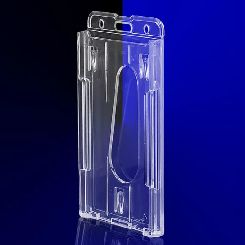 Hard Plastic Multi ID Badge Holder Hard Plastic Badge Holder Double ...