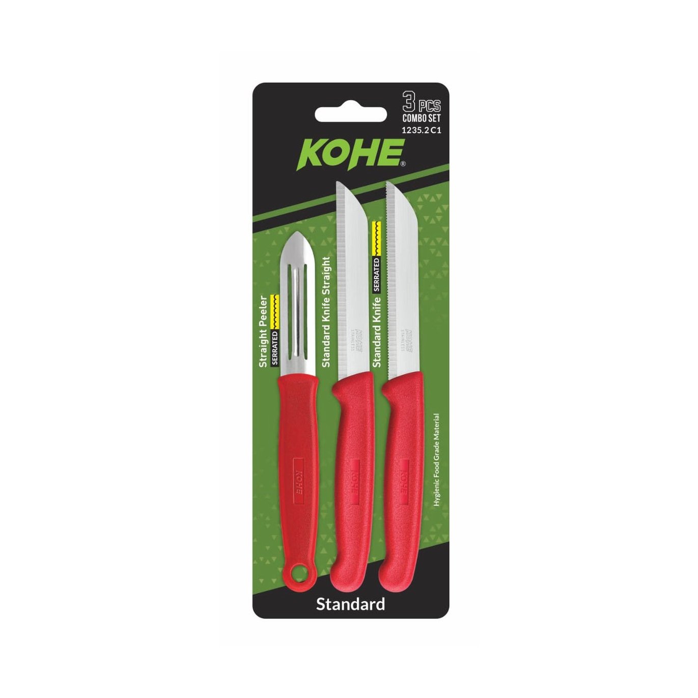 Kohe Combo Knife Set 3s No-1235.2 C1 | Shop.com.mm