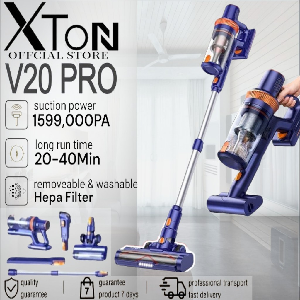 XTON Vacuum Cleaner New 2024 Cordless Vacuum Cleaner V20 Pro (Portable Vacuum Cleaner | Lazada PH