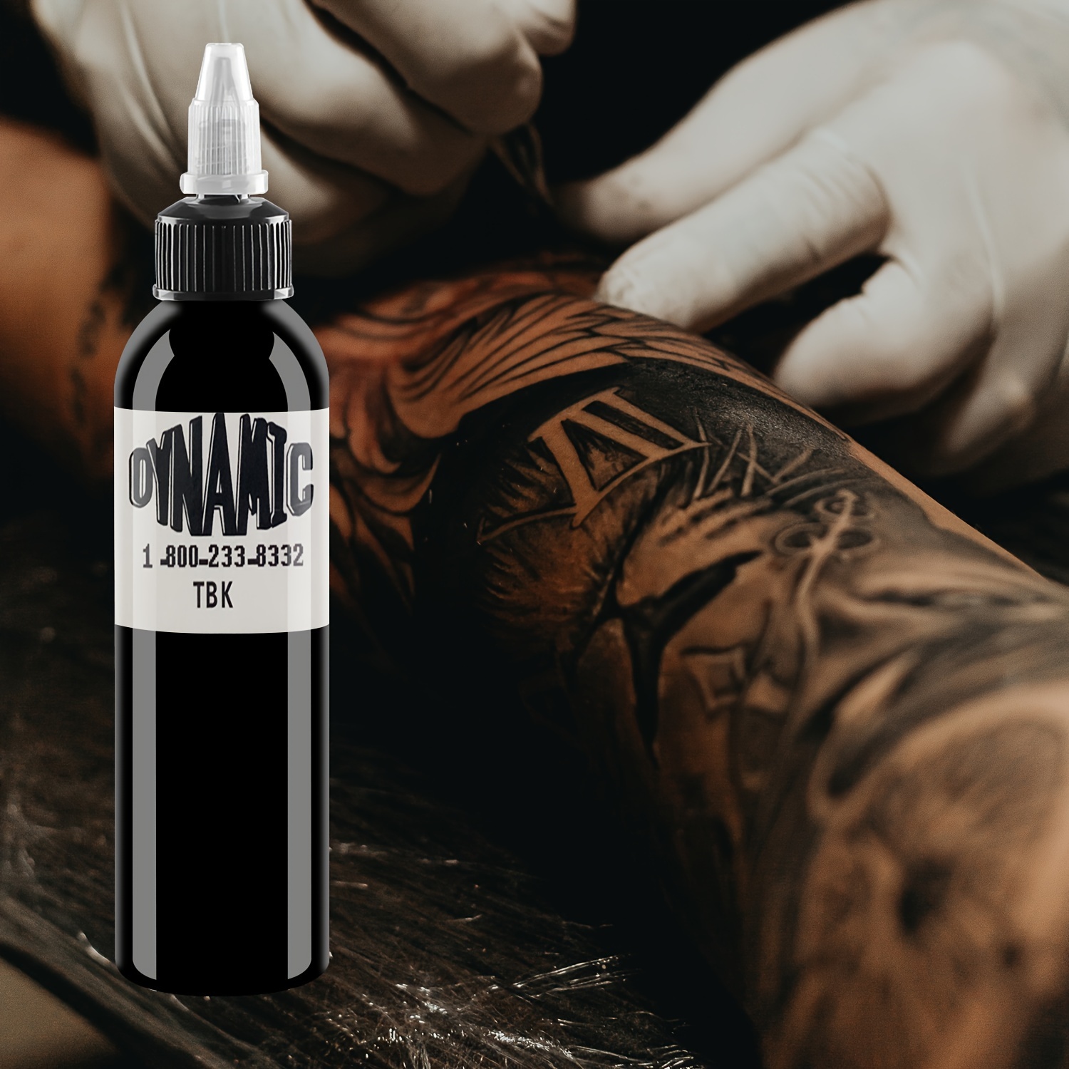 Dynamic Triple Black Pigment Tattoo Ink 30ml 60ml 90ml 120ml Tattoo Ink ...