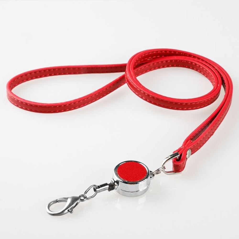 Fashion Retractable Neck Strap Neck Hanging Name Tag Lanyards Telescopic Sling Bright Colors ...