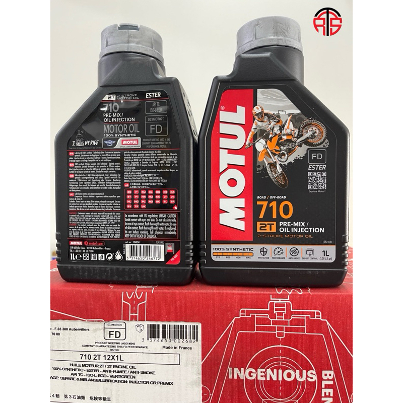 Motul 100 Synthetic 710 2T Motor Oil | Lazada