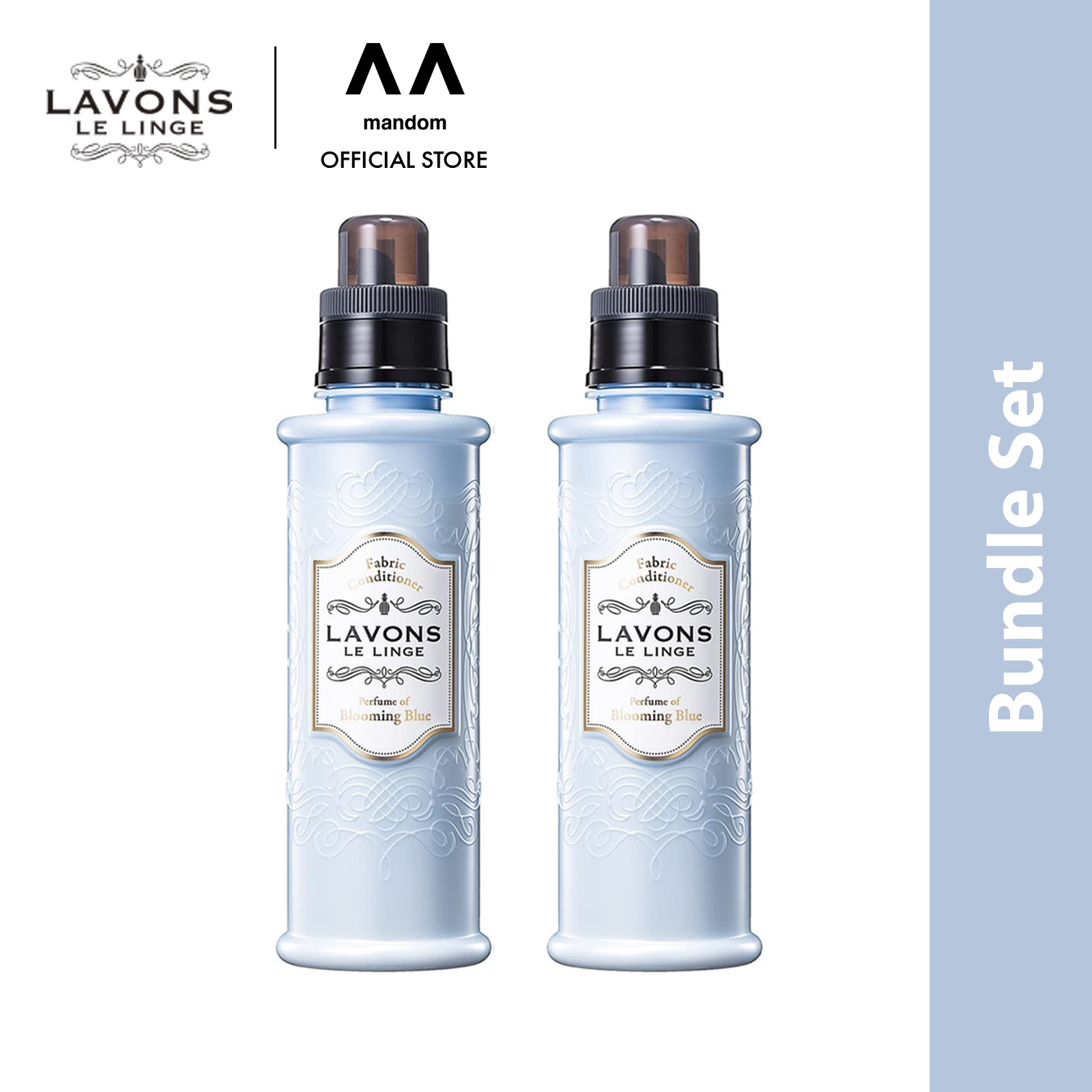 [Bundle of 2] LAVONS Fabric Conditioner Blooming Blue / Luxury Relax / Champagne Moon 600ml ...