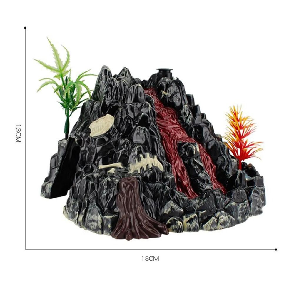 Animal PVC Spray Volcano Model Light Safety Material Electric Dinosaur ...