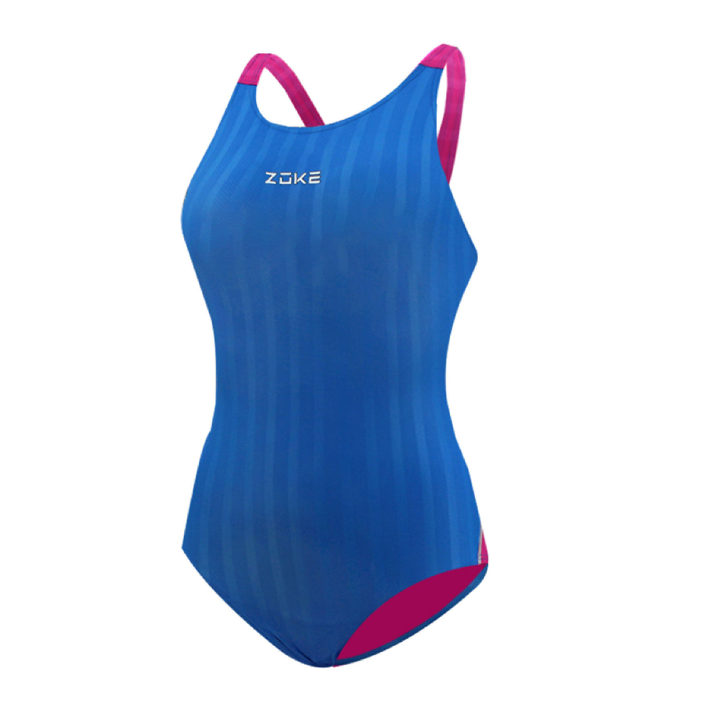FINA Approved Swimsuit Zoke Girls Competitive Training Racing Suit ...