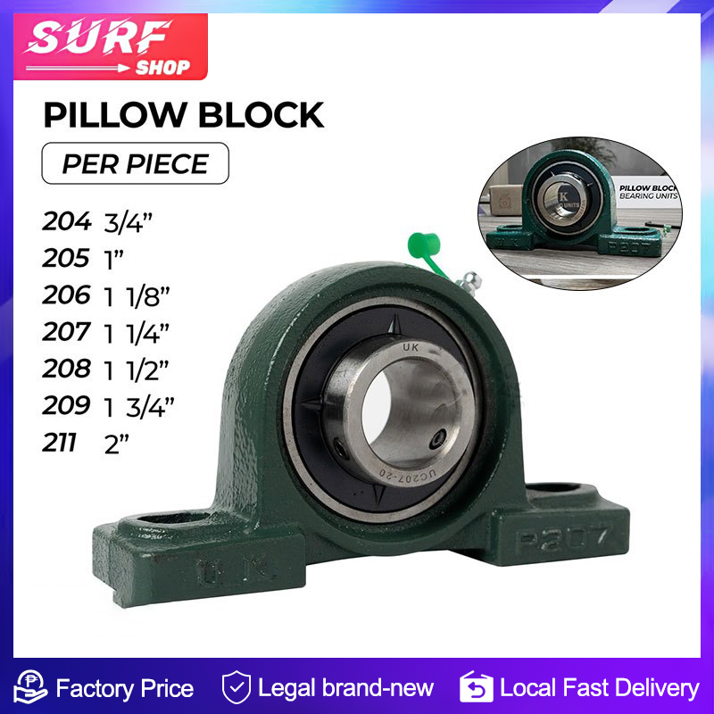 PILLOW BLOCK BEARING UCP 205 - 1" INCH INSIDE DIAMETER | Lazada PH