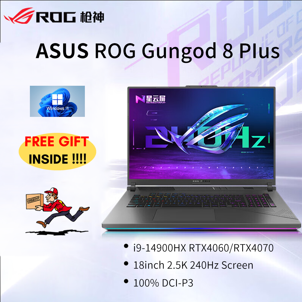 【ASUS Warranty】ASUS ROG Strix SCAR 18 2024 Gaming Laptop/ROG Gungod 8 Plus Gaming Laptop/ASUS ...