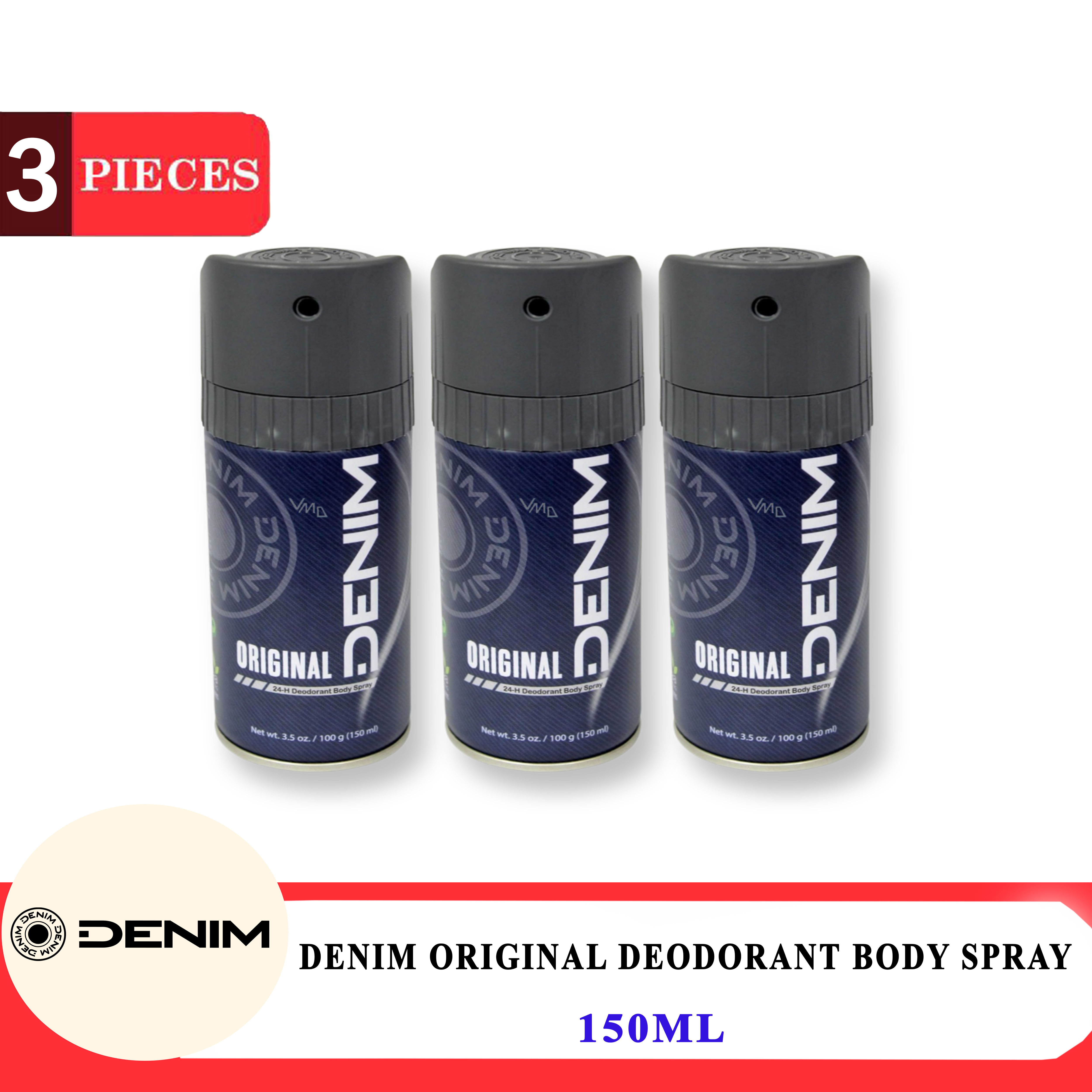 DENIM Original 24-H Deodorant Body Spray 150ml | Lazada Singapore