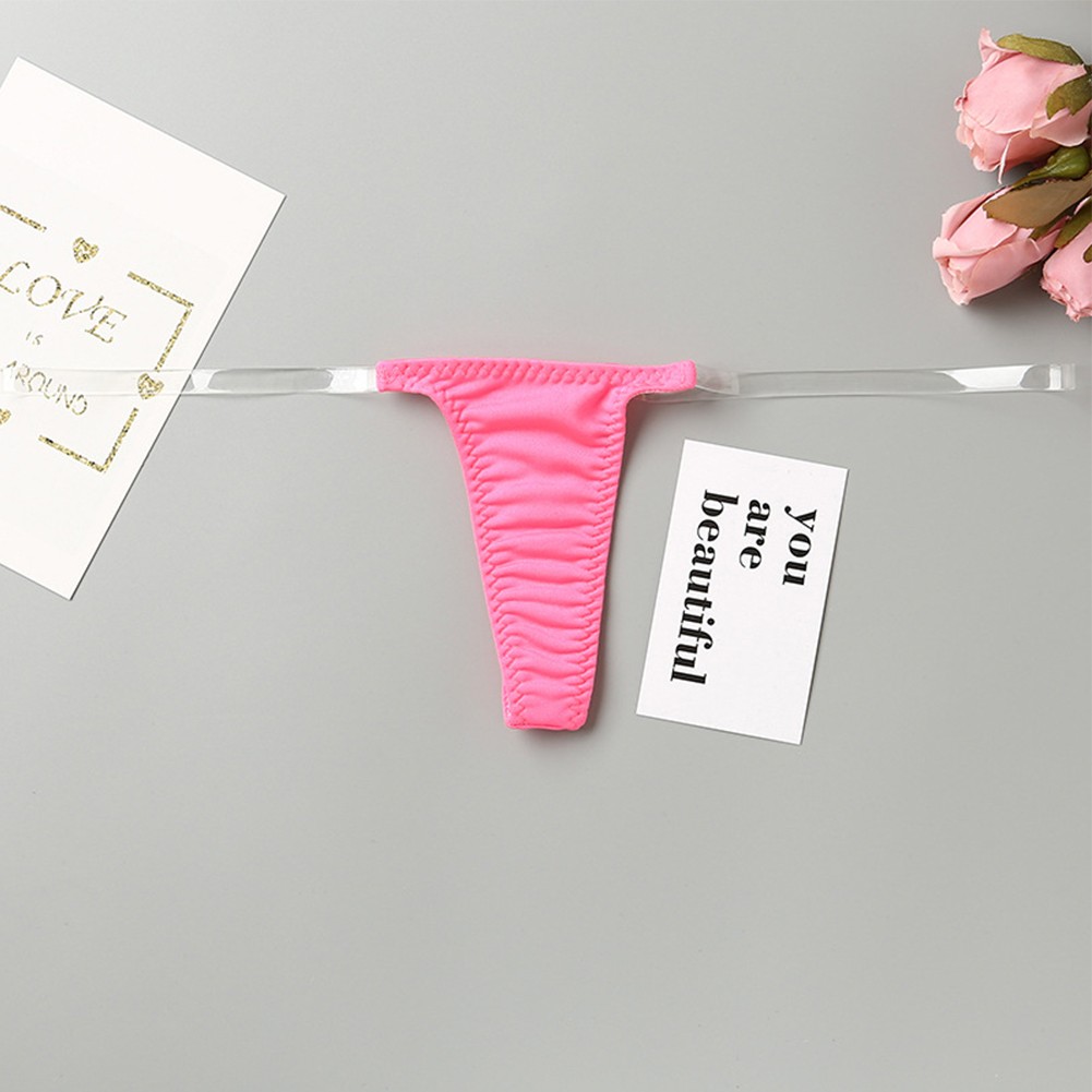 MOHE Solid Briefs Thongs Underwear Brand New Daily Women Female G ...