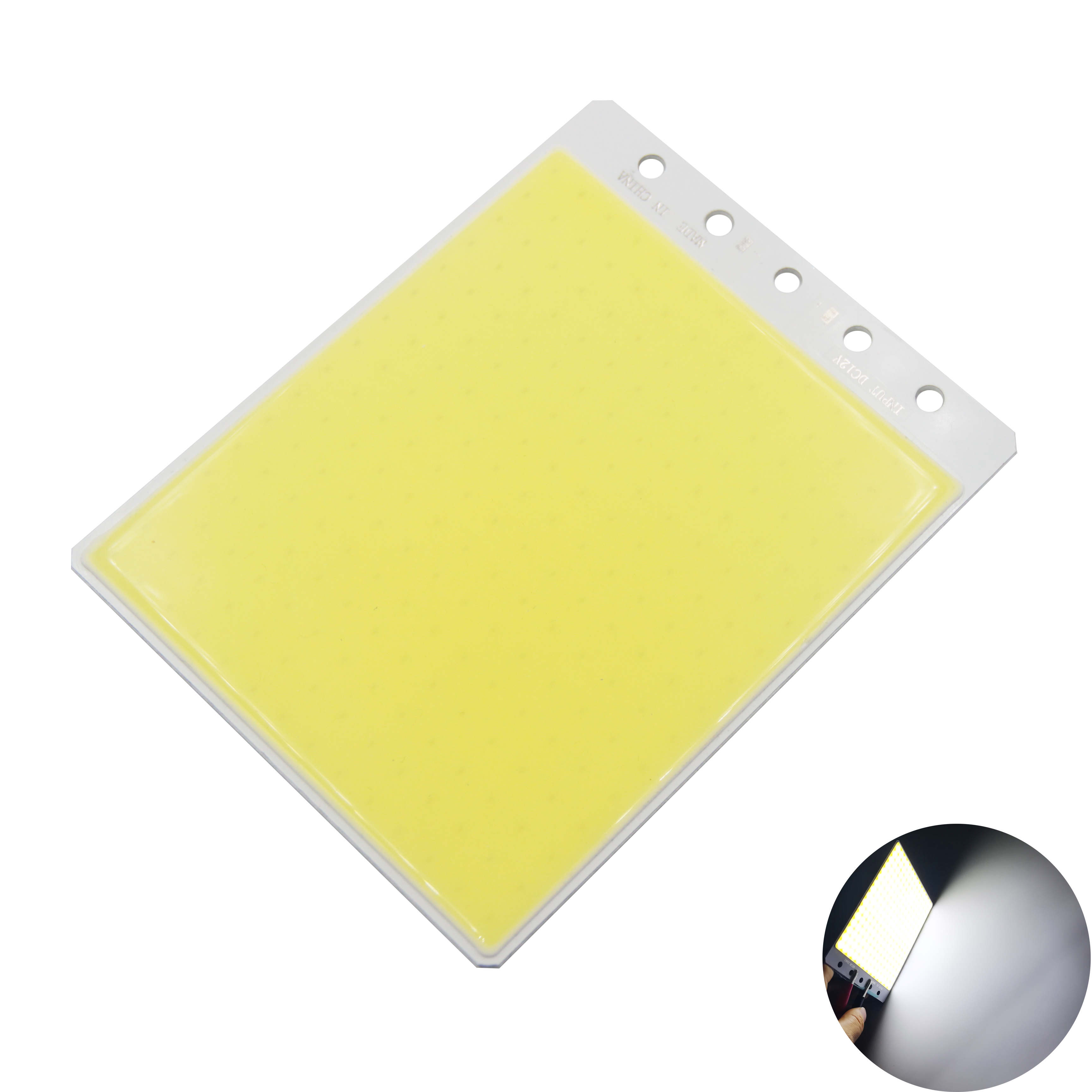 【TopazTrove】140mm 110mm DC 12V 100W Cold white LED COB Bulb 224 leds ...