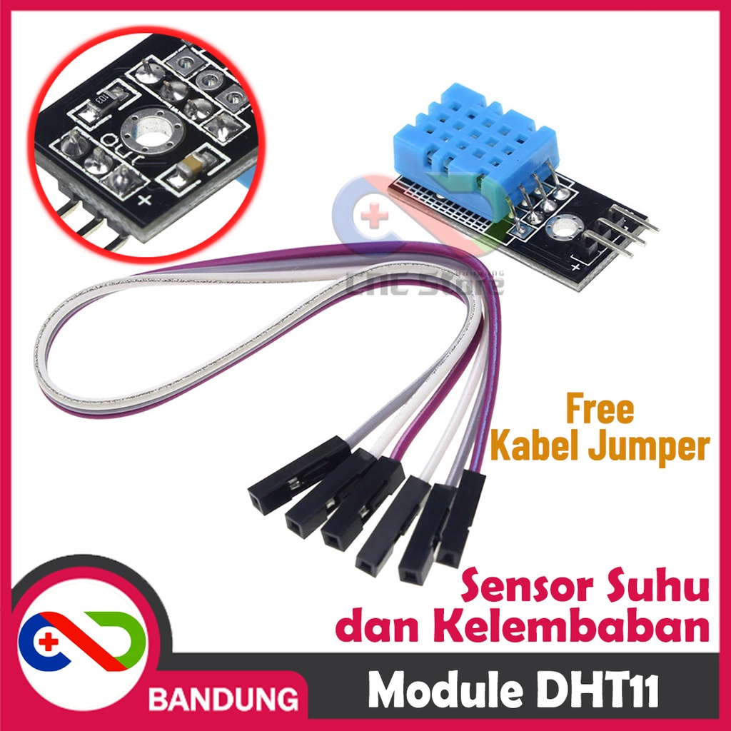 MODULE DHT11 SENSOR SUHU DAN KELEMBABAN HUMIDITY SENSOR | Lazada Indonesia
