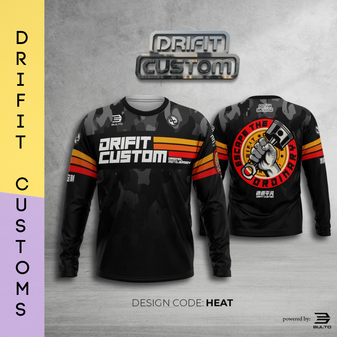 DRIFIT CUSTOM MOTO JERSEY - HEATripple car accessories and offroad ...
