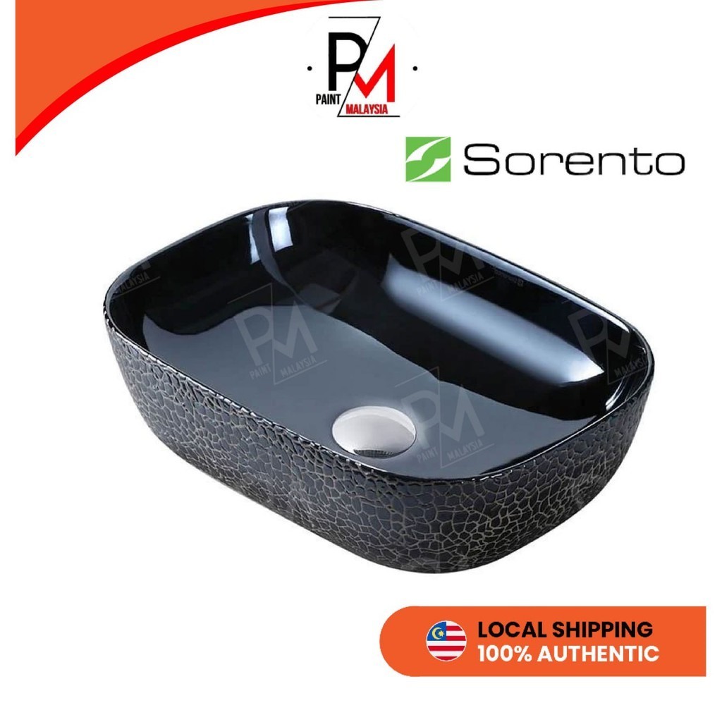 SORENTO SRTWB3403 Ceramic Counter Top Basin Bathroom Sink Table Top ...
