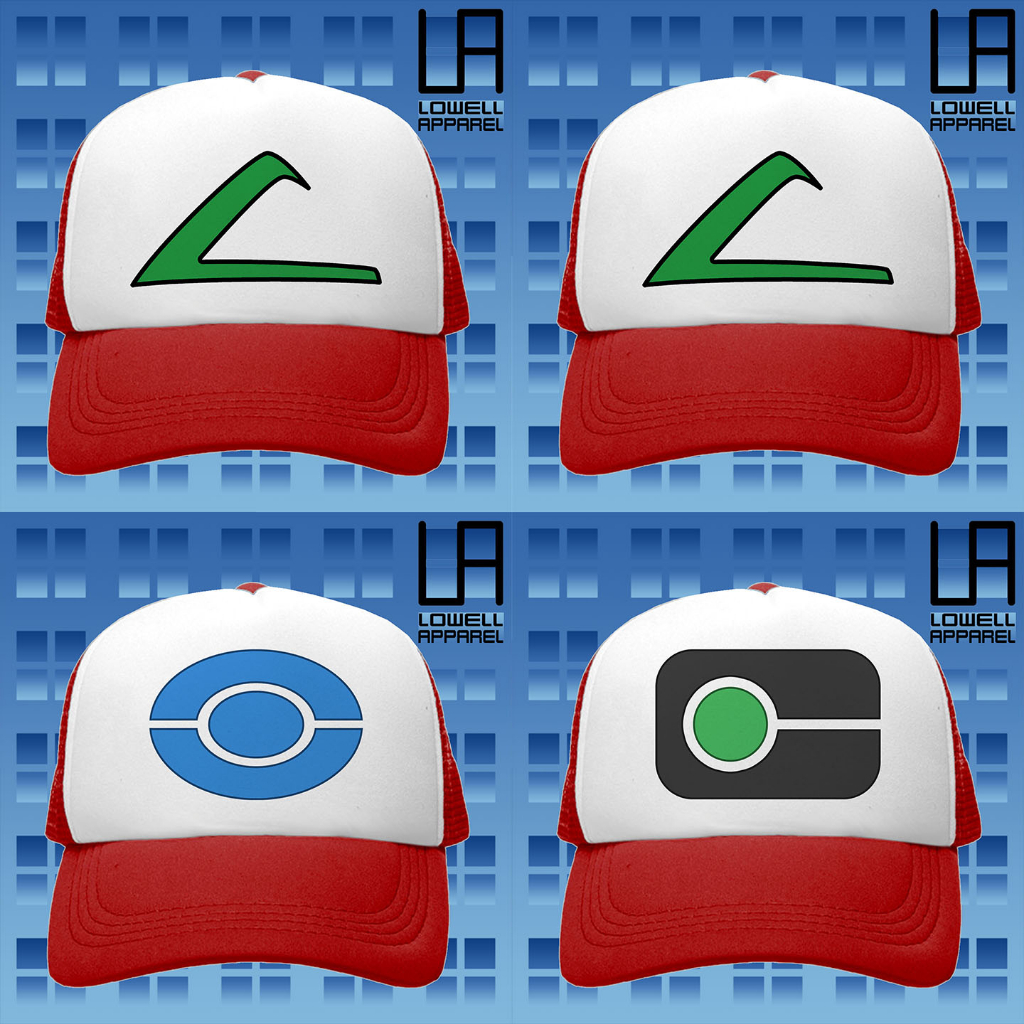 Ash Pokemon Hat Logo